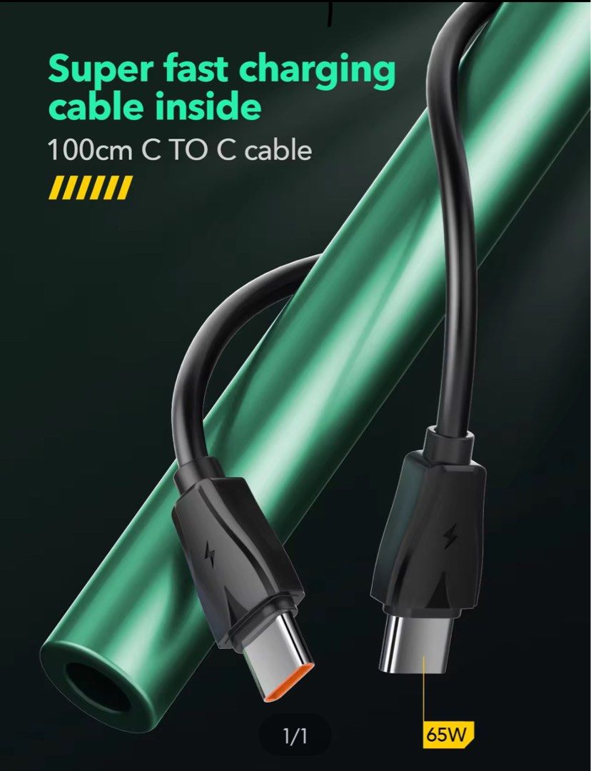 LDNIO Q367 65W GaN Fast Charger with 3 usb type-C and replacable UK,EU ...