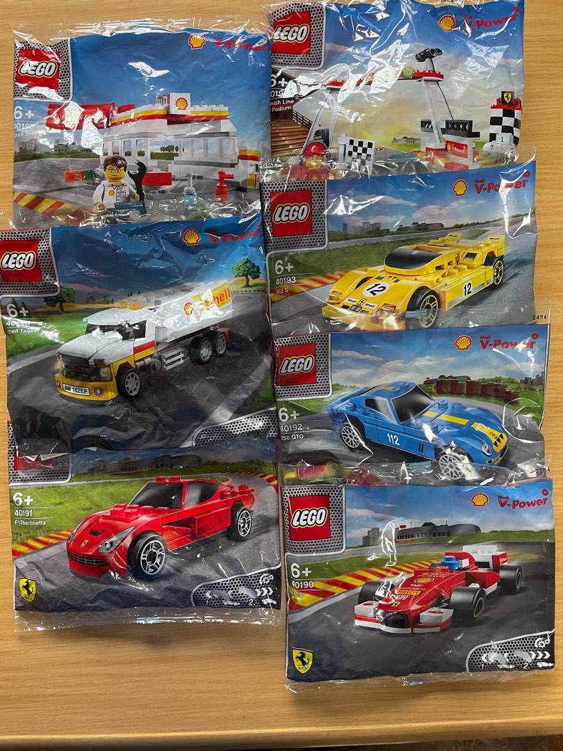Lego Shell Ferrari 2014 Polybag, Hobbies & Toys, Toys & Games on Carousell
