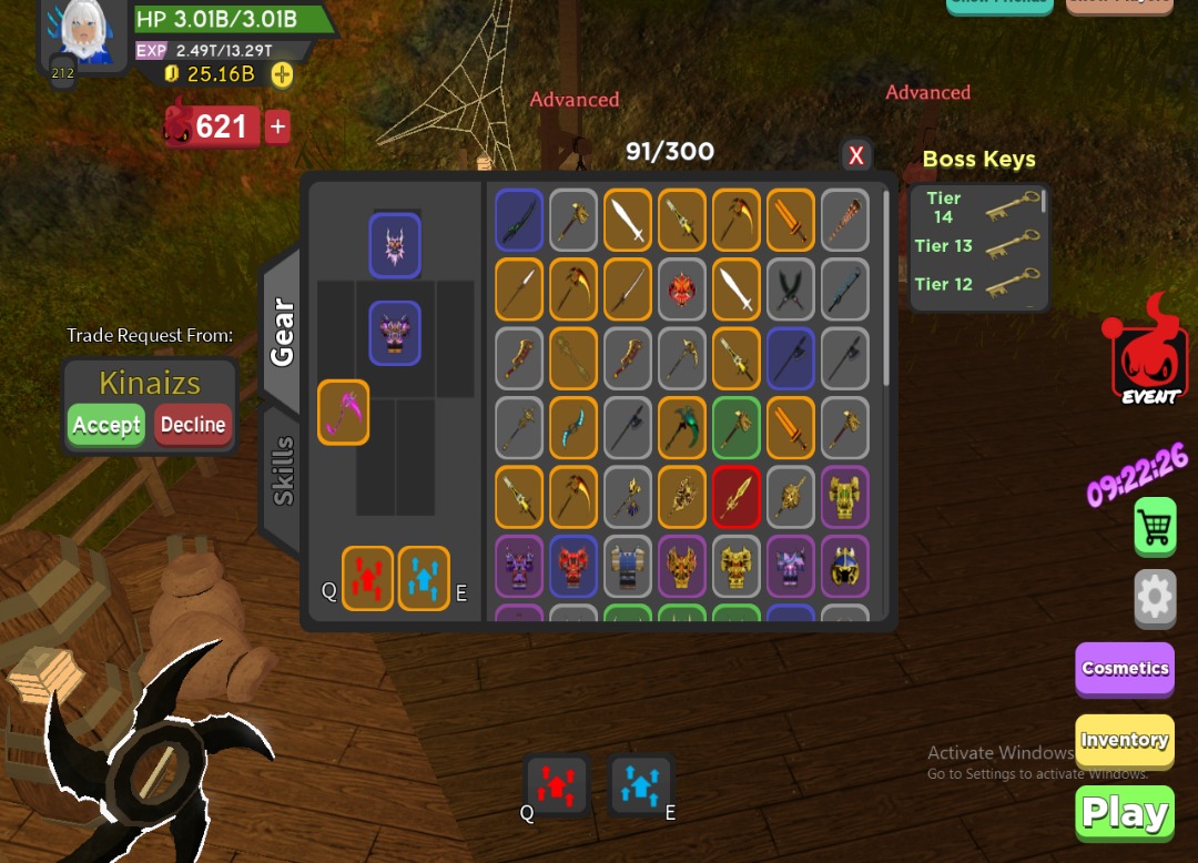 Level 212 Dungeon Quest Account, Video Gaming, Video Games, Others on ...