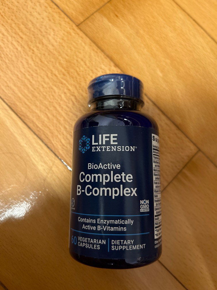 Life extension bioactive complete B-complex 60cap, 健康及營養食用品, 健康補充品, 健康 ...