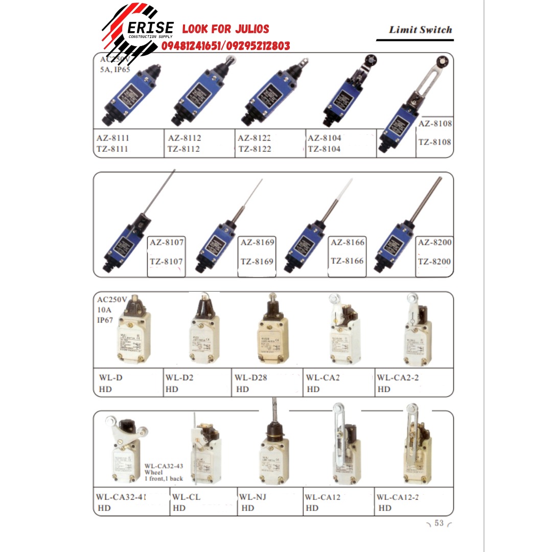 Limit Switch, Commercial & Industrial, Construction Tools & Equipment ...