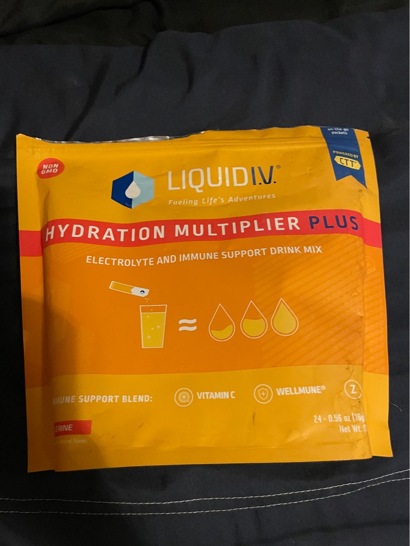 Liquid IV Hydration Multiplier Plus, Health & Nutrition, Health ...