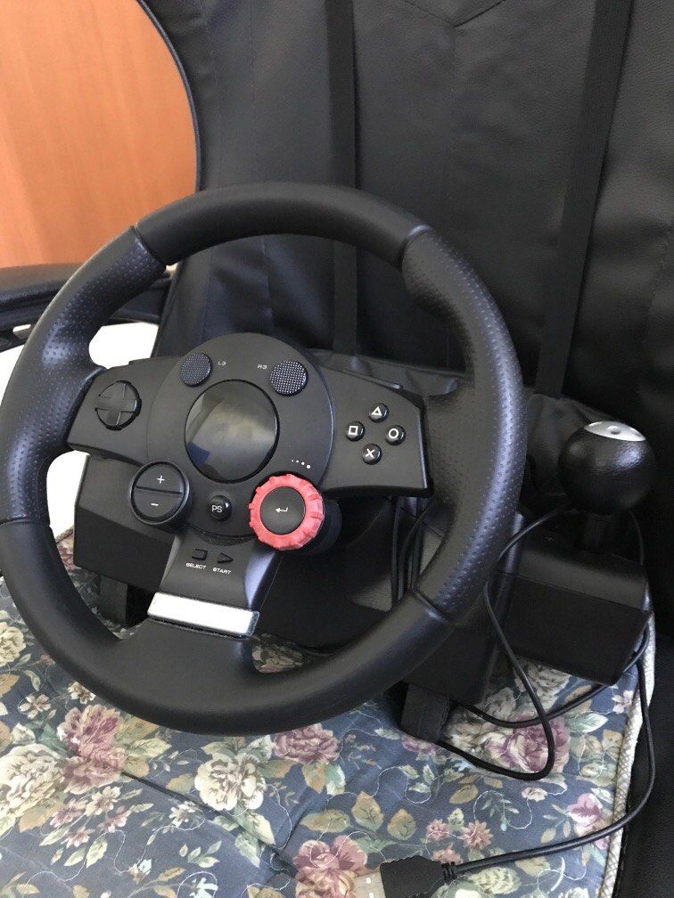 Logitech Driving Force GT Wheel, Video Gaming, Gaming Accessories ...