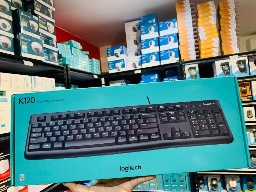 Logitech K120 Keyboard Black USB, Computers & Tech, Parts & Accessories ...