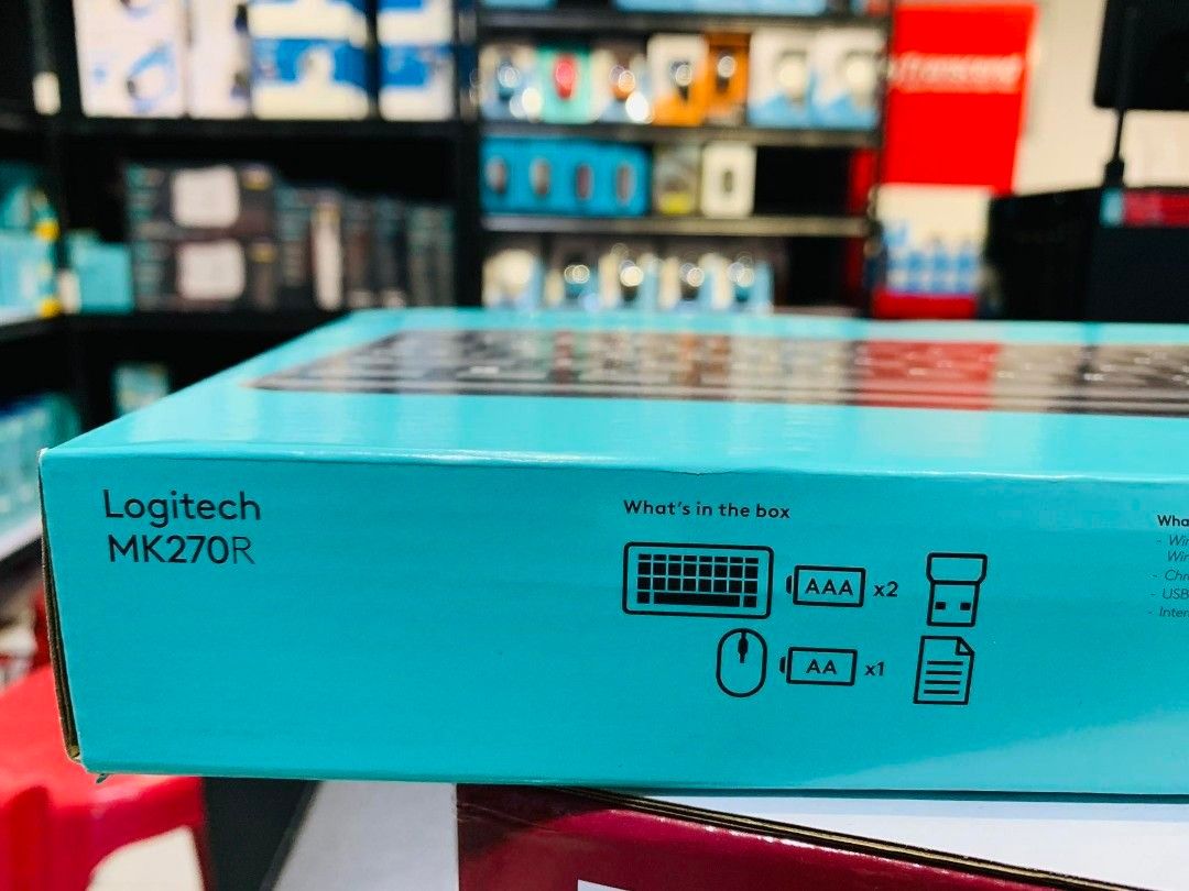 Logitech Mk270r Wireless Mouse And Keyboard Combo Computers And Tech Parts And Accessories