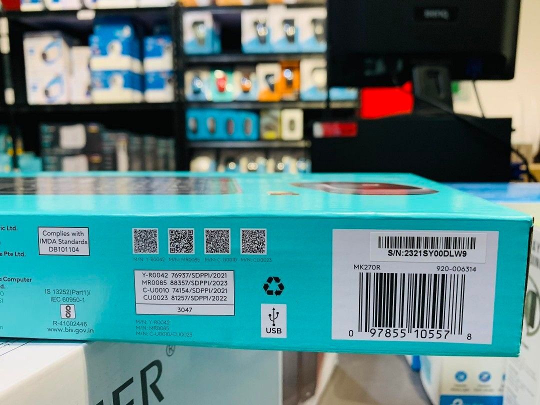 Logitech Mk270r Wireless Mouse And Keyboard Combo Computers And Tech Parts And Accessories