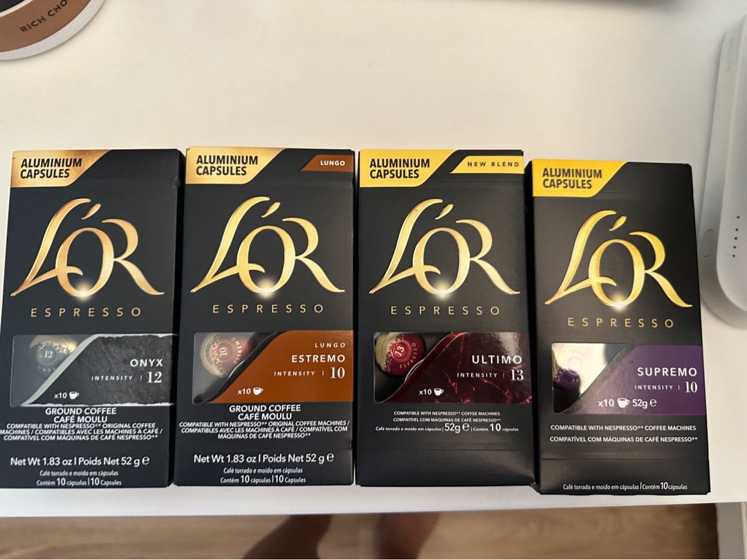Lor coffee capsules assorted, Food & Drinks, Beverages on Carousell