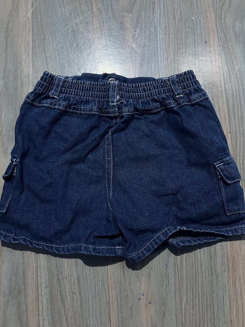 Maong Shorts for girls, Babies & Kids, Babies & Kids Fashion on Carousell