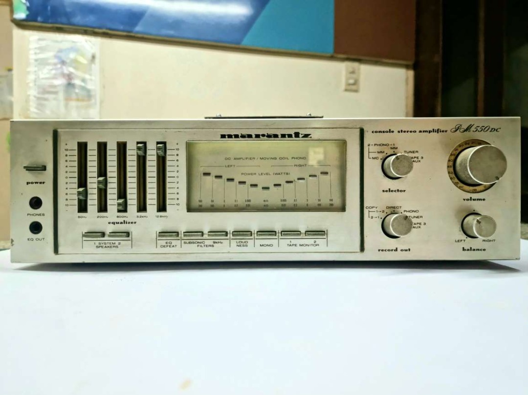 Marantz PM550DC - Stereo Integrated Amplifier (1982-84), Audio ...