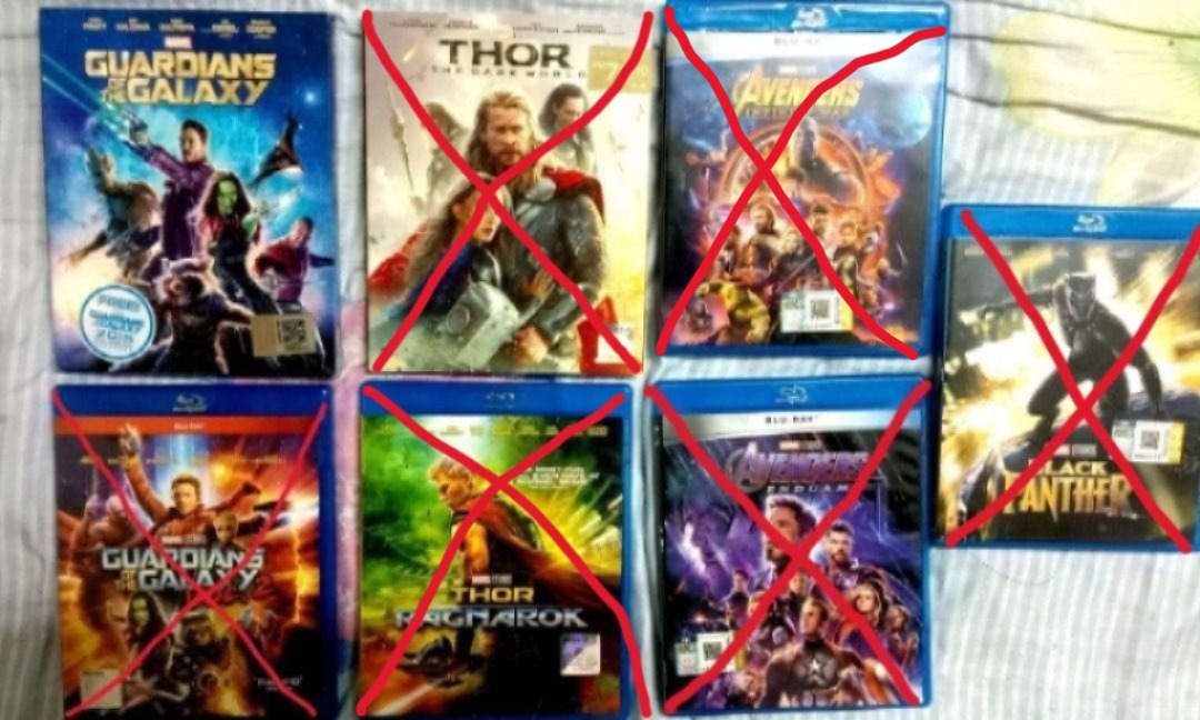 Marvel Movies Blu Ray Collections Original, Hobbies & Toys, Music ...