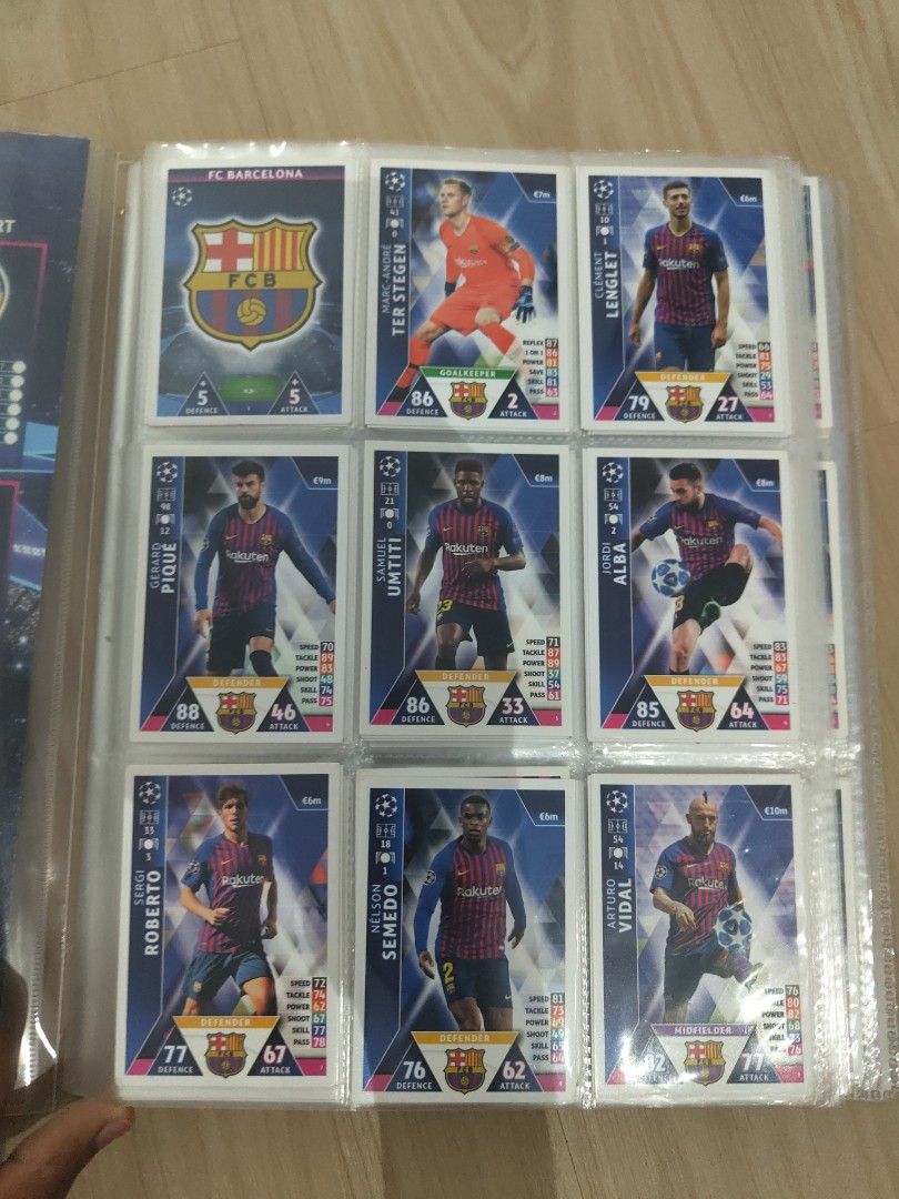 Match Attax 2018/19 UCL ***NOT COMPLETE***, Hobbies & Toys, Toys & Games on Carousell