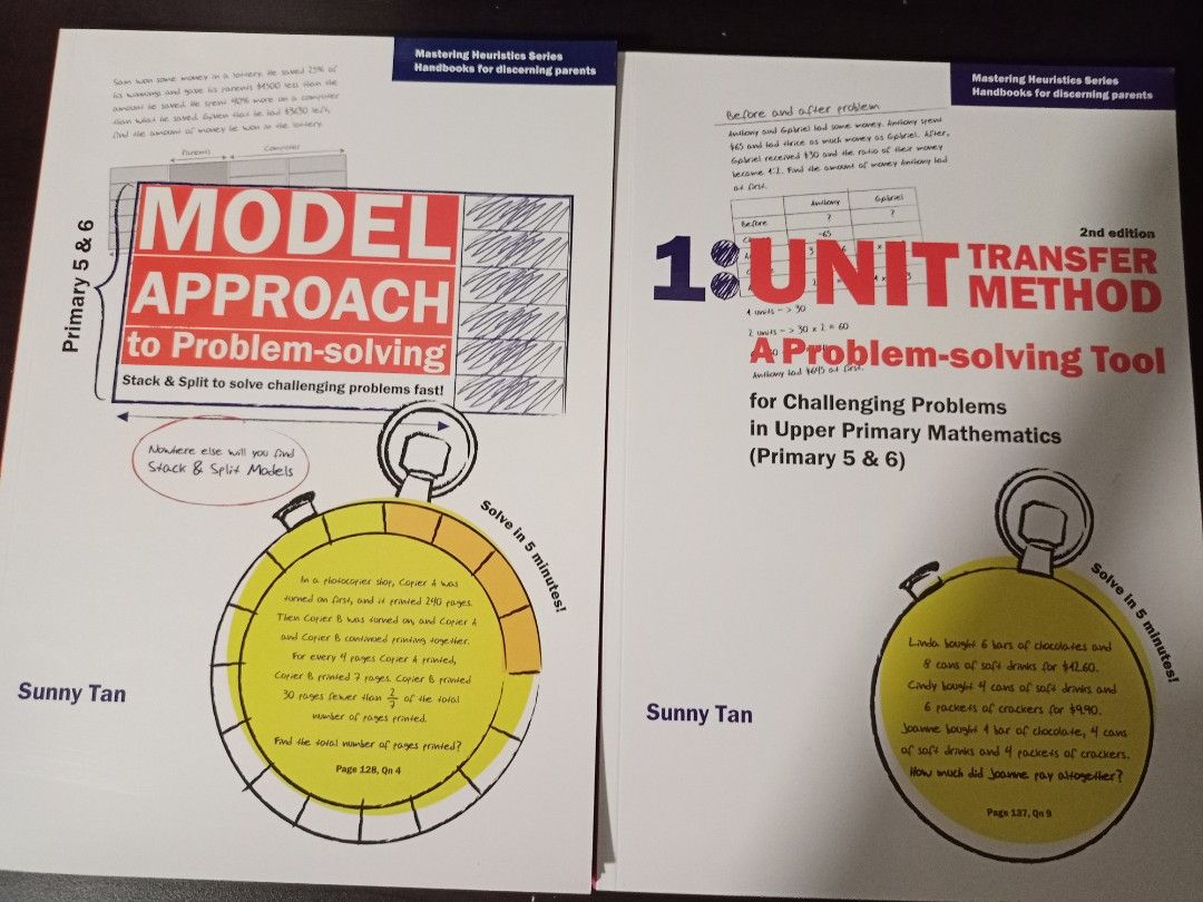 Mathematics Heuristics Model Method Book And Unit Transfer Method Everything Else On Carousell