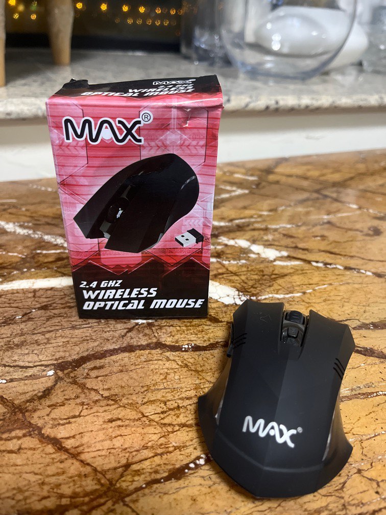 MAX 2.4ghz wireless optical mouse 無線打機滑鼠, 電腦＆科技, 電腦周邊及配件, 電腦滑鼠及相關產品 ...