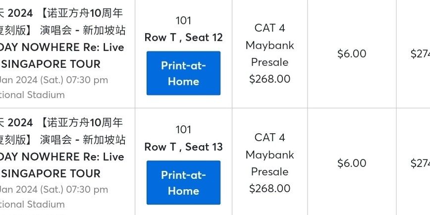 Mayday Nowhere Concert 2024, Tickets & Vouchers, Event Tickets on Carousell