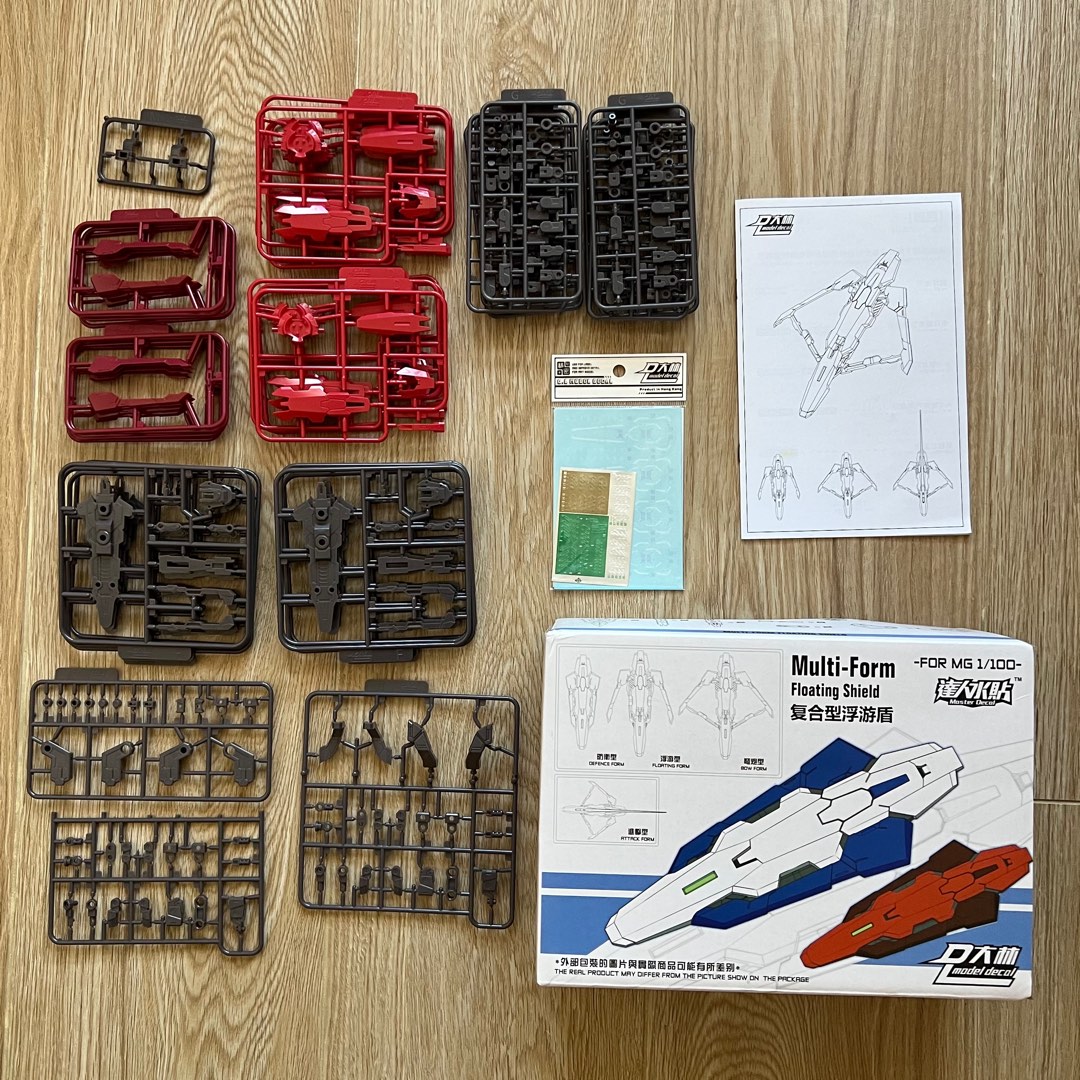 請睇info： MB MG Gundam Astraea Type-F multi form Floating Shields weapon ...