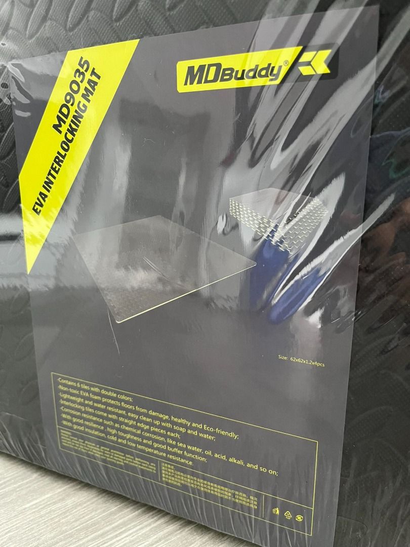 MDBuddy MD9035 Eva Interlocking Mats, Sports Equipment, Exercise ...