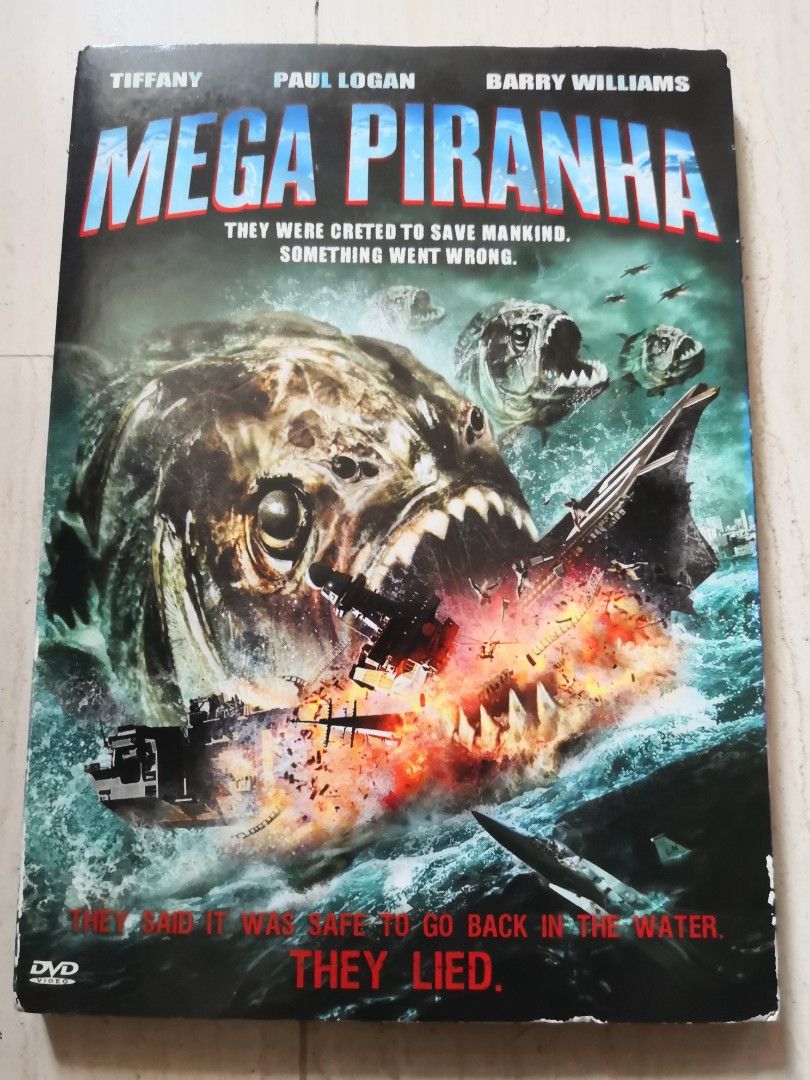 Mega Piranha DVD, Hobbies & Toys, Music & Media, CDs & DVDs on Carousell