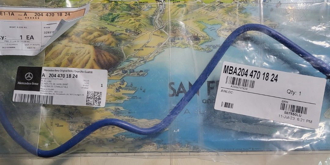 MERCE FUEL LINE, Car Accessories, Accessories on Carousell