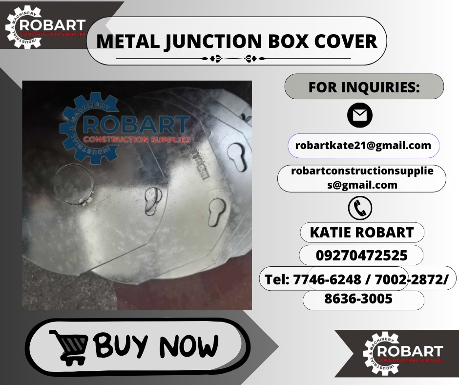 METAL JUCTION BOX COVER, Commercial & Industrial, Construction Tools ...