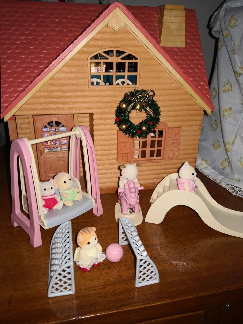 Miniature Playground Set for Diorama (1:12), Hobbies & Toys, Toys ...