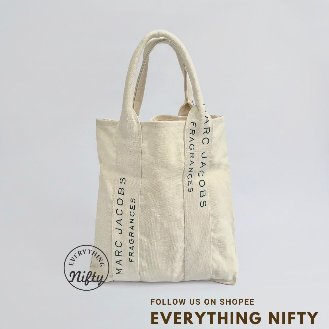 MJ Canvas Tote Bag, Luxury, Bags & Wallets on Carousell