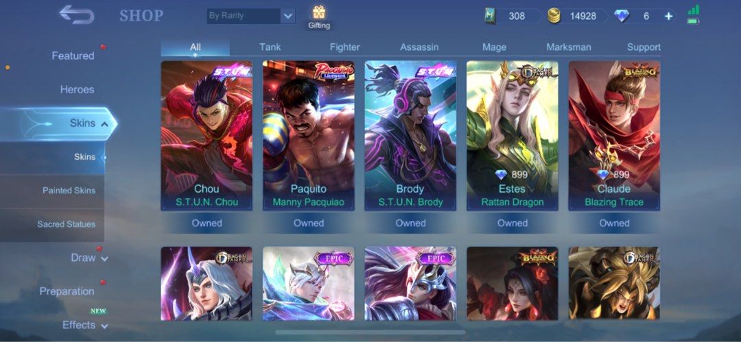 ML acc, Video Gaming, Video Games, Others on Carousell