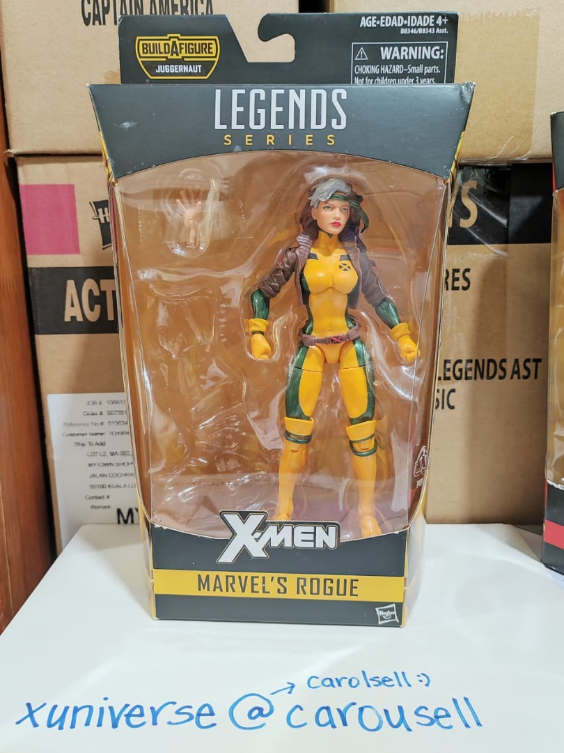 ML Marvel Legends ROGUE X-Men - rare walmart dc avengers xmen ironman captain america thor ...