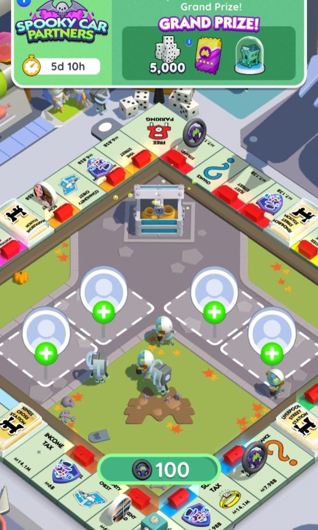 Monopoly GO spooky car partner building event, Video Gaming, Gaming ...