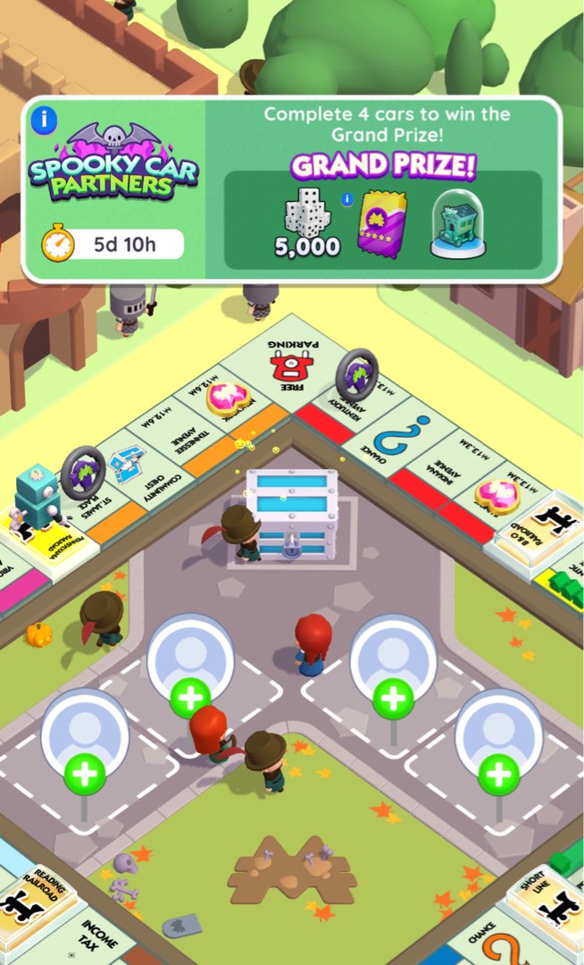 Monopoly go spooky car partner, Hobbies & Toys, Toys & Games on Carousell