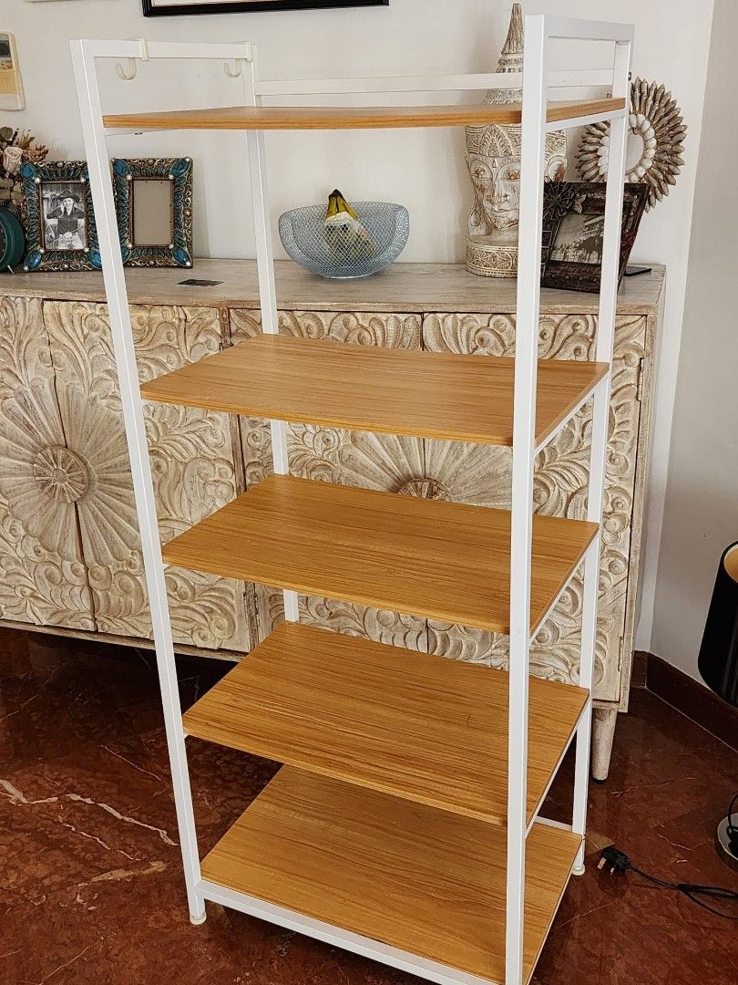 Multi purpose shelf (metal and wood), Furniture & Home Living ...