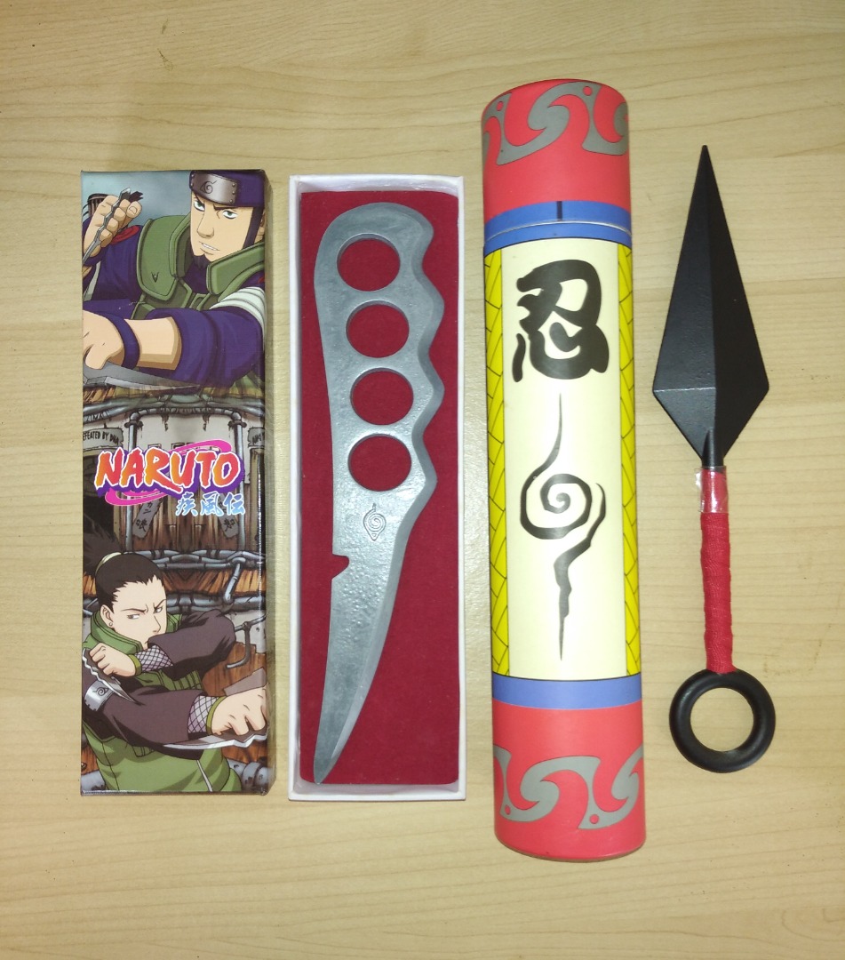 Naruto knives, Hobbies & Toys, Toys & Games on Carousell
