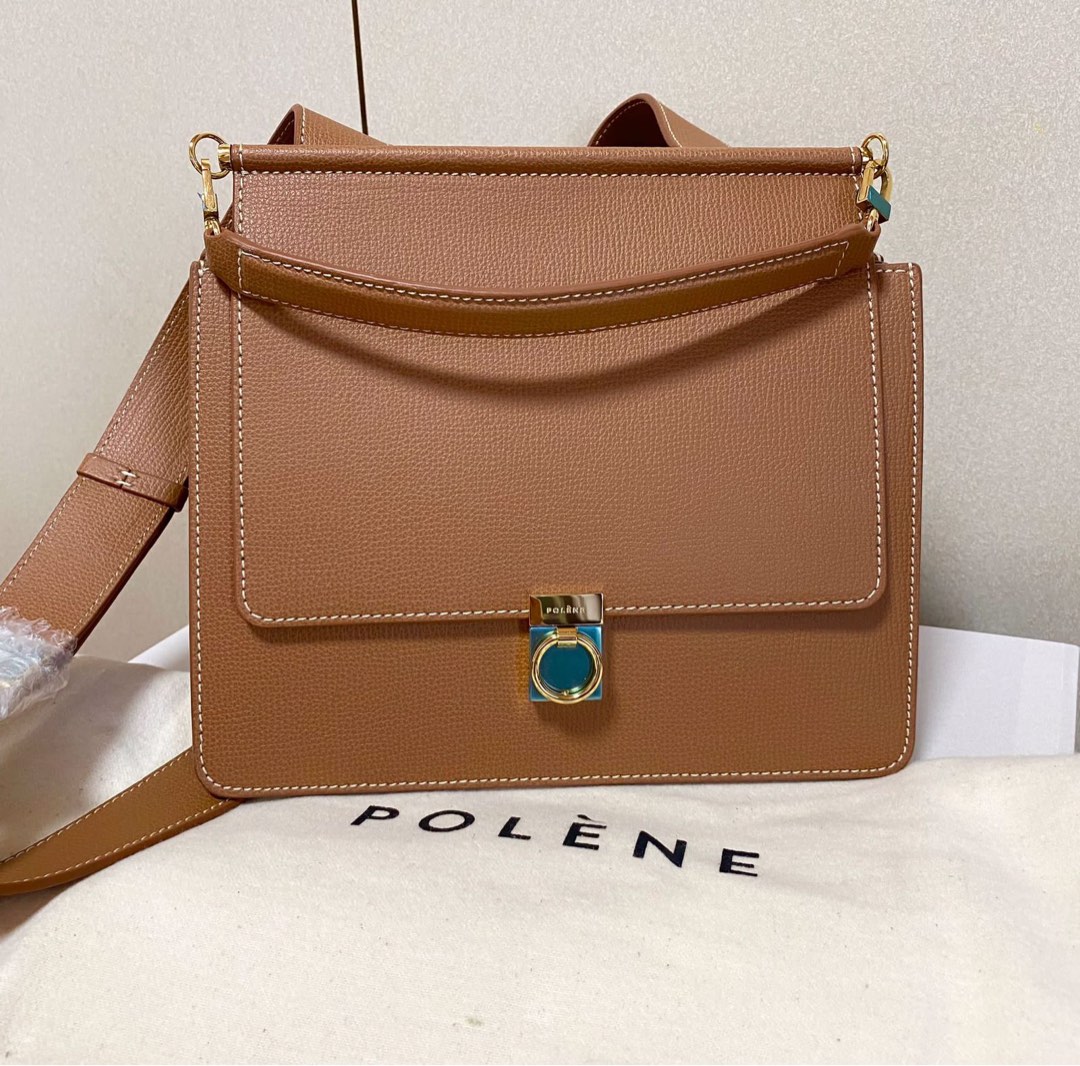 NEW Polene Sept Large Camel, Barang Mewah, Tas & Dompet di Carousell