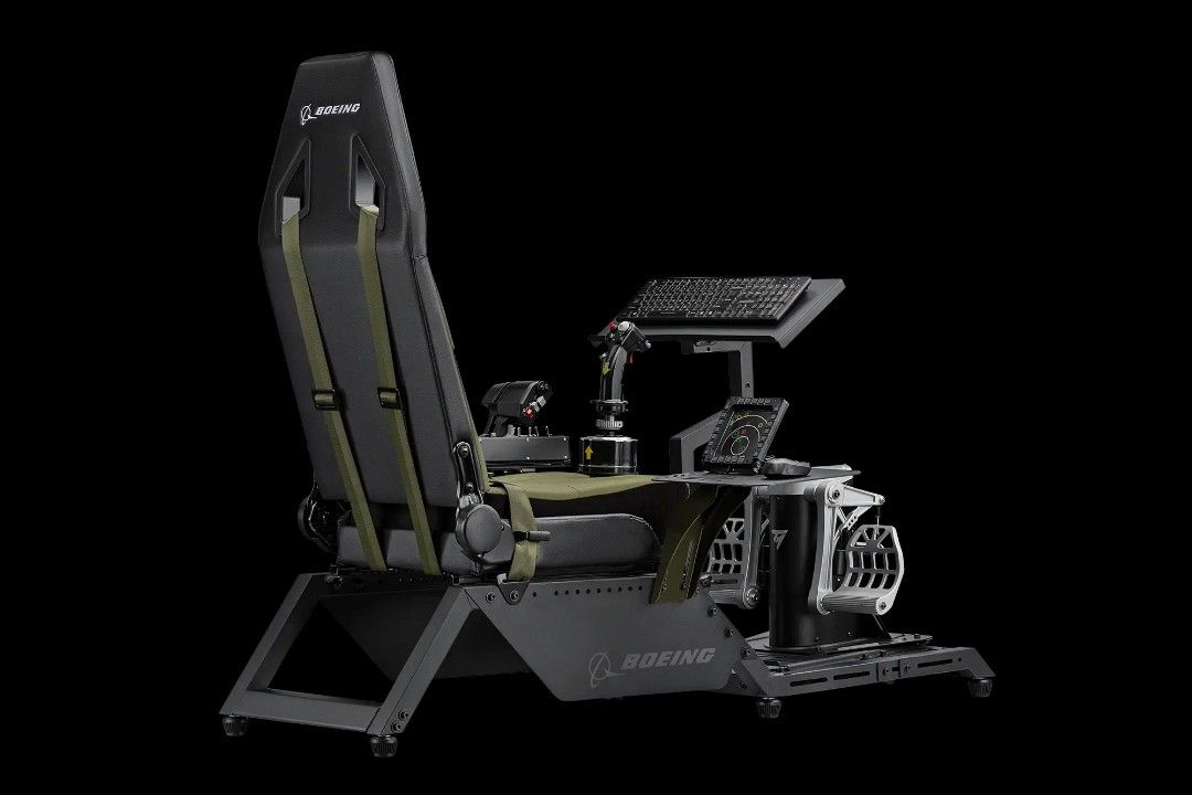 (LIKE NEW) Next Level Racing Boeing Military Simulator Seat, Video ...