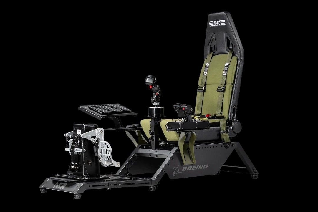(LIKE NEW) Next Level Racing Boeing Military Simulator Seat, Video ...