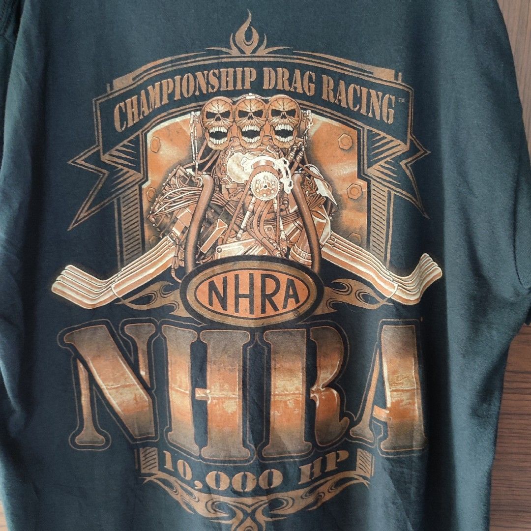 NHRA Shirt | Gildan Heavy Cotton Tear Away Tag, Men's Fashion, Tops ...