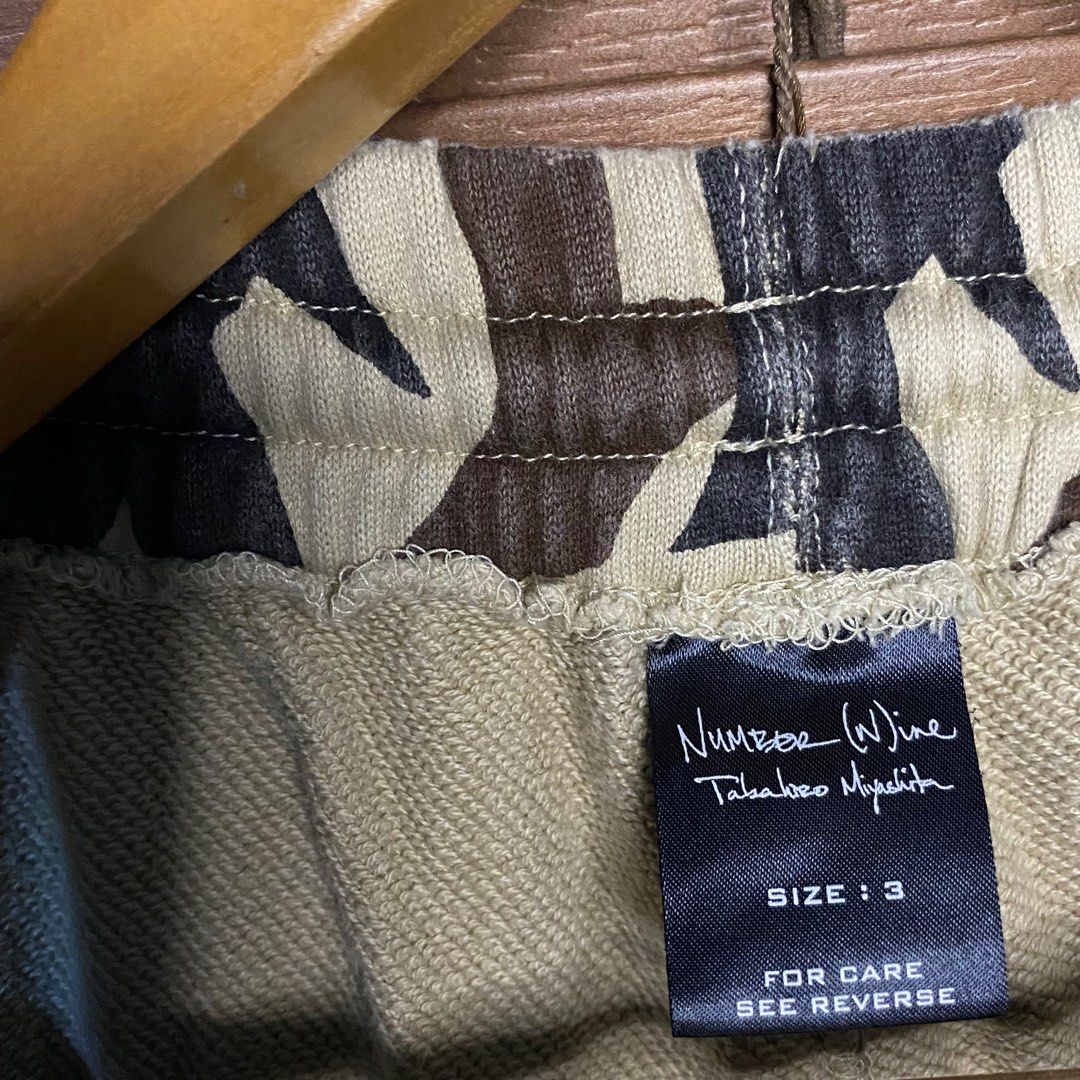Number(n)ine tribal camo, Men's Fashion, Bottoms, Shorts on Carousell