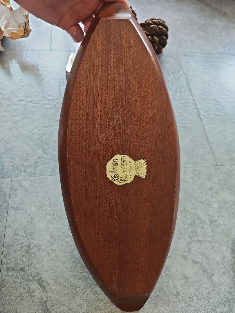 NZ crafted long wooden plate, Furniture & Home Living, Home Decor ...