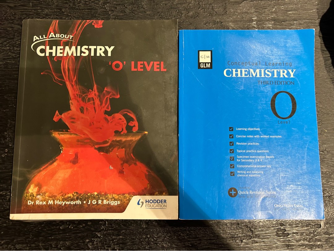 O Level Chemistry All About Chemistry Textbook and GLM Conceptual ...