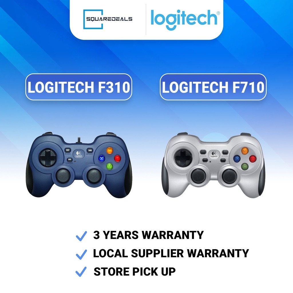 DEC SPECIAL | Logitech F710 Wireless & Logitech F310 Gamepad USB Wired ...