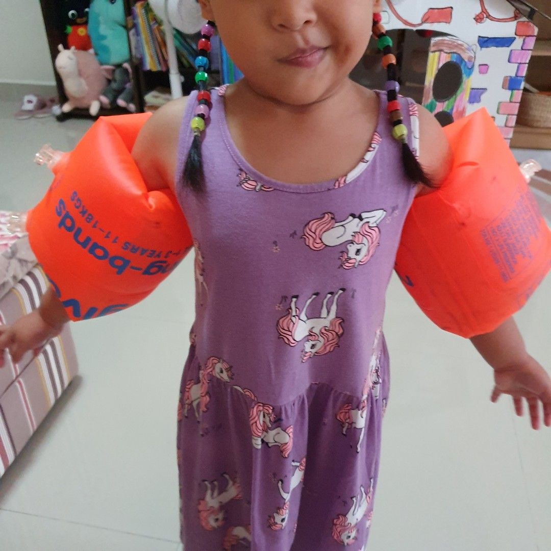 Ogival swimming inflatable arm floater band, Babies & Kids, Going Out ...