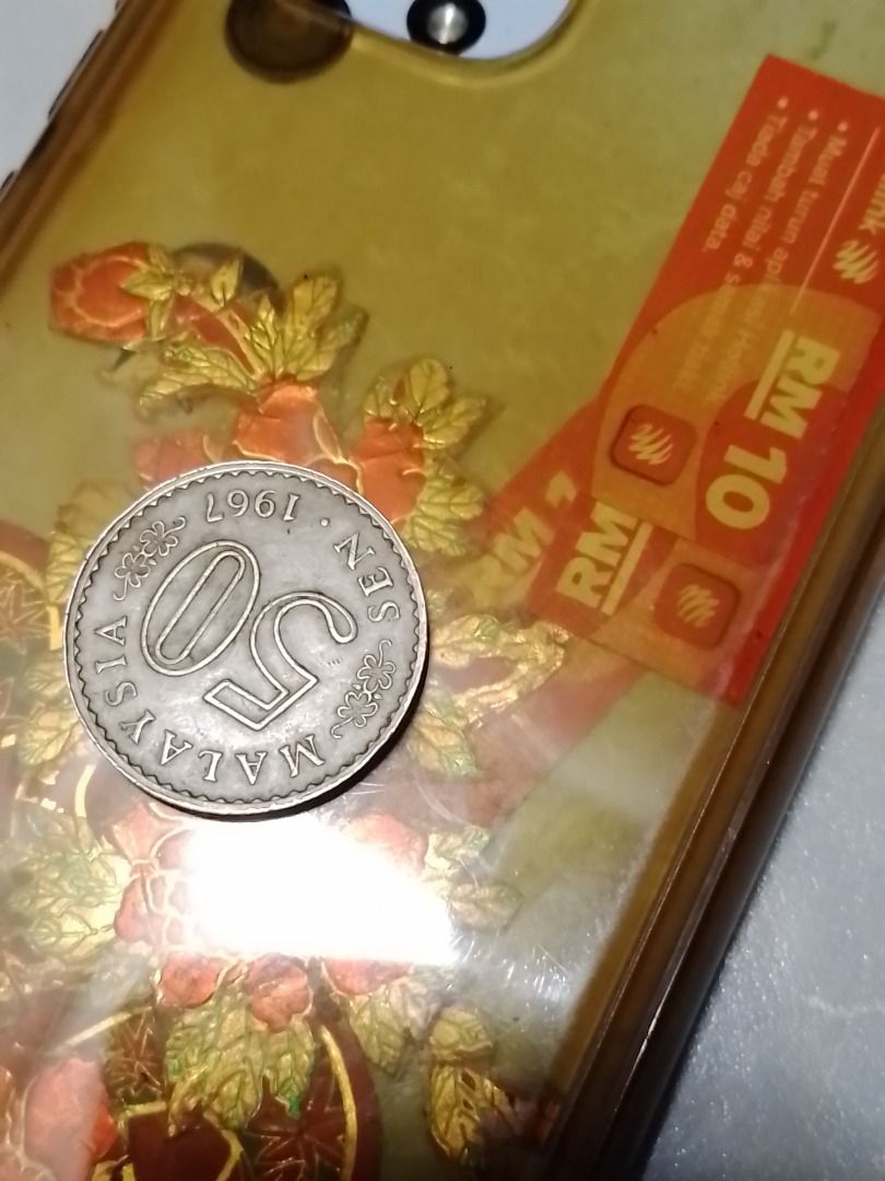 Old 50 cent coin, Hobbies & Toys, Collectibles & Memorabilia, Currency ...