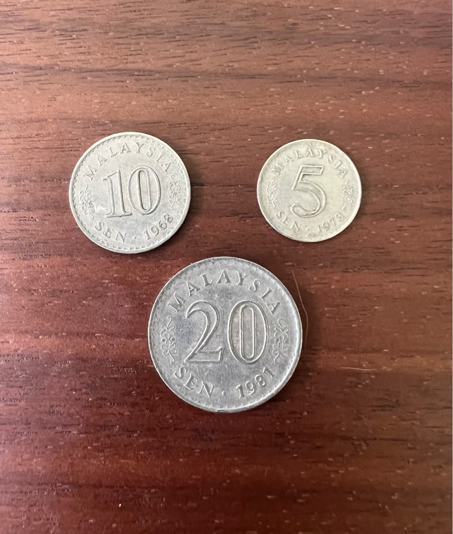 Old Malaysia Coins (1968, 1973, 1981), Hobbies & Toys, Memorabilia ...