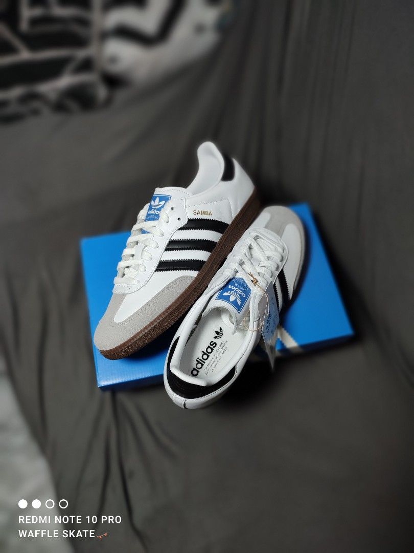 Original & Brand New ADIDAS SAMBA OG "CLOUD WHITE", Men's Fashion ...