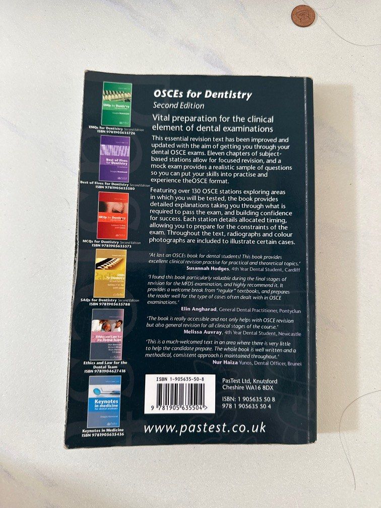 OSCE dental book, Hobbies & Toys, Books & Magazines, Assessment Books ...
