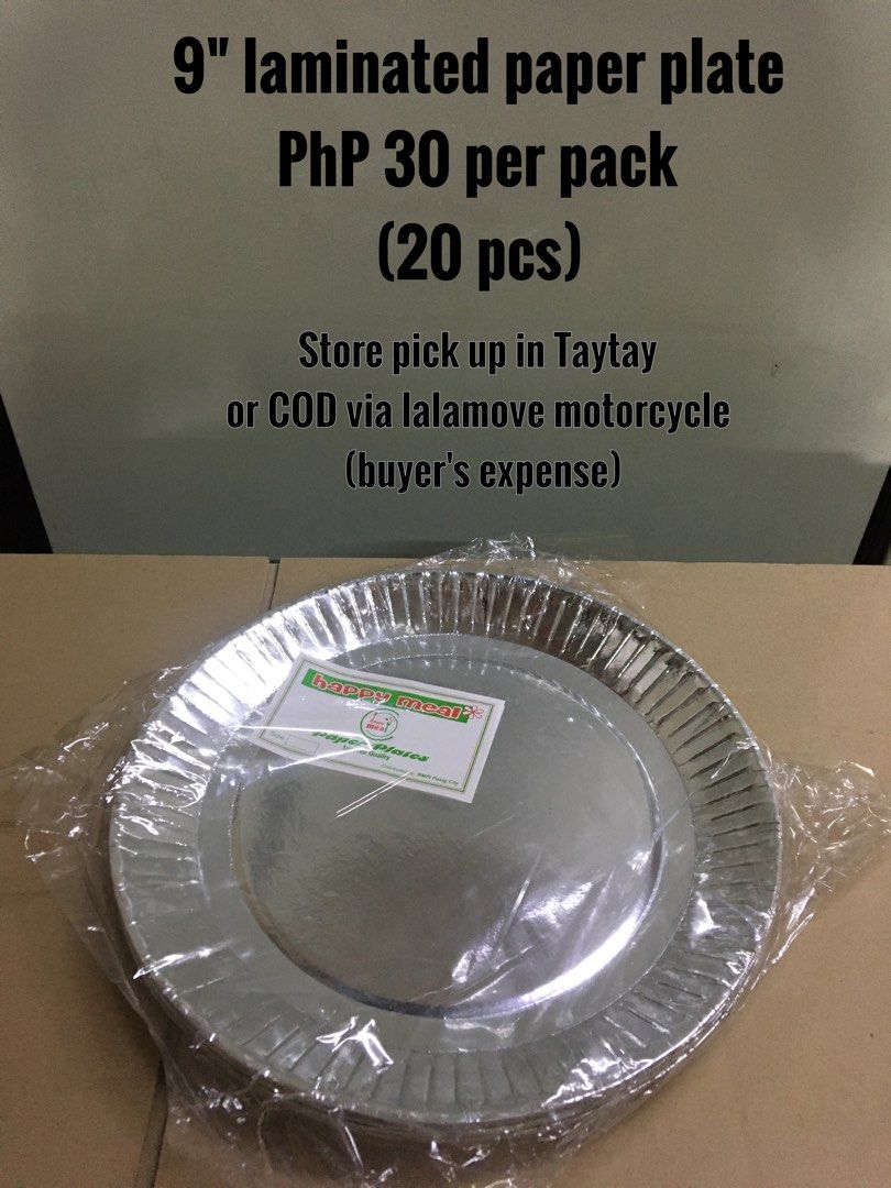 Paper Plate, Furniture & Home Living, Kitchenware & Tableware ...