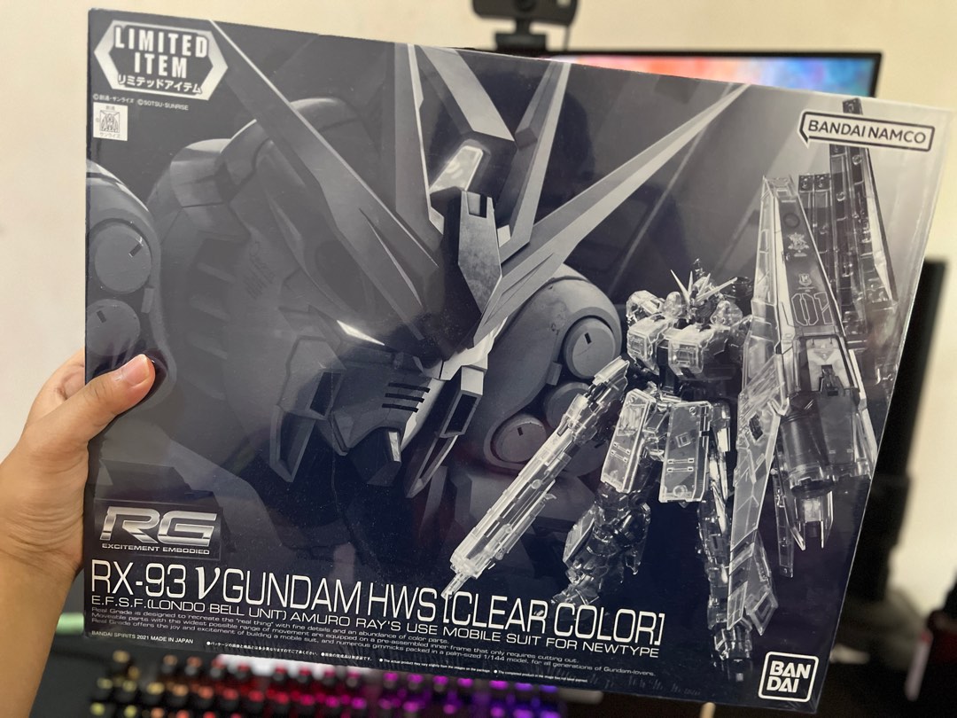 P-BANDAI RG RX - 93 V GUNDAM HWS (CLEAR COLOR)[LIMITED], Hobbies & Toys ...