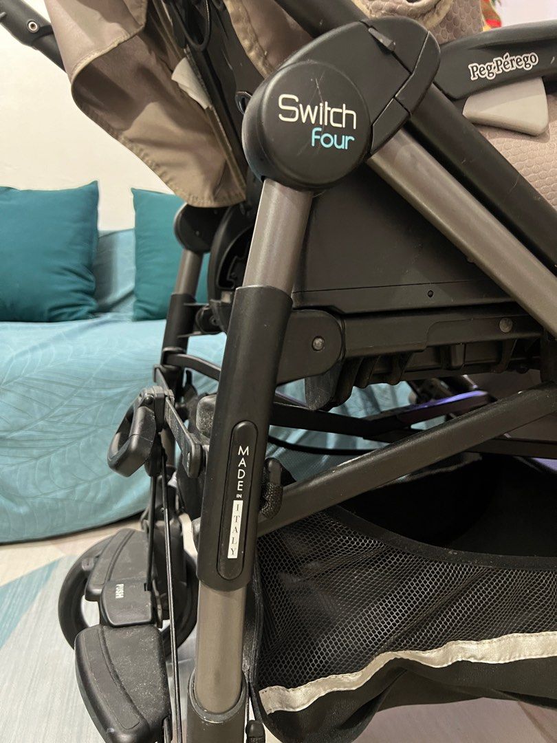 Peg Pérego Switch Four Heavy Duty Baby Stroller, Babies & Kids, Going ...