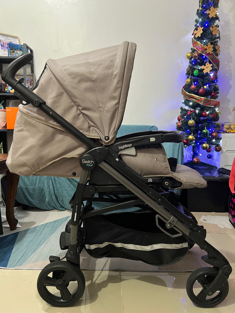 Peg Pérego Switch Four Heavy Duty Baby Stroller, Babies & Kids, Going ...