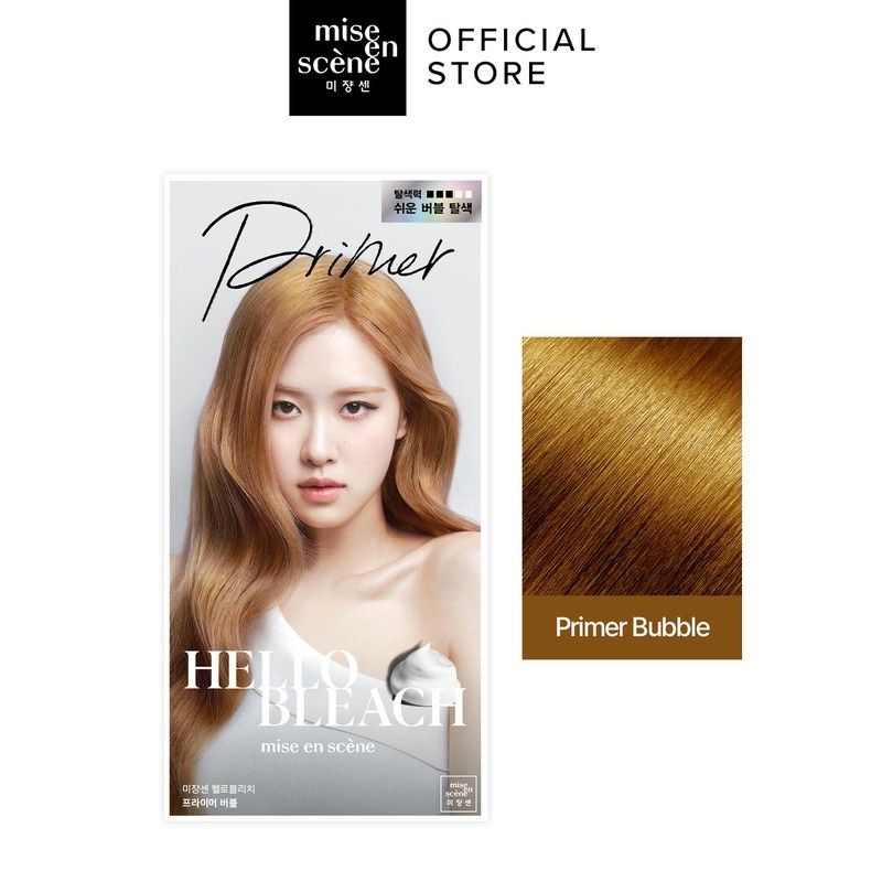 Peri Violet & Bleach Primer Mise En Scene Bubble Hair Dye, Beauty ...