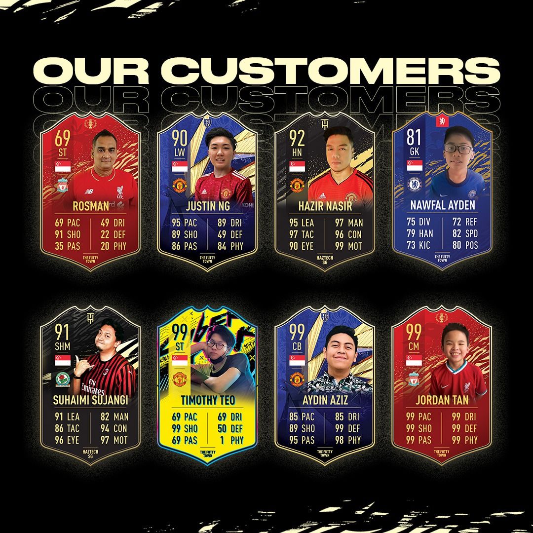 Personalised FC24 Ultimate Team Cards (Custom PS4 PS5 football gifts ...